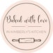 Custom Baking Sticker / Custom Kitchen Label / Custom Baked Goods Gift ...