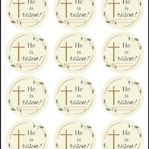 Easter Basket Tag Printable / Christian Easter Printable Tag / Easter ...