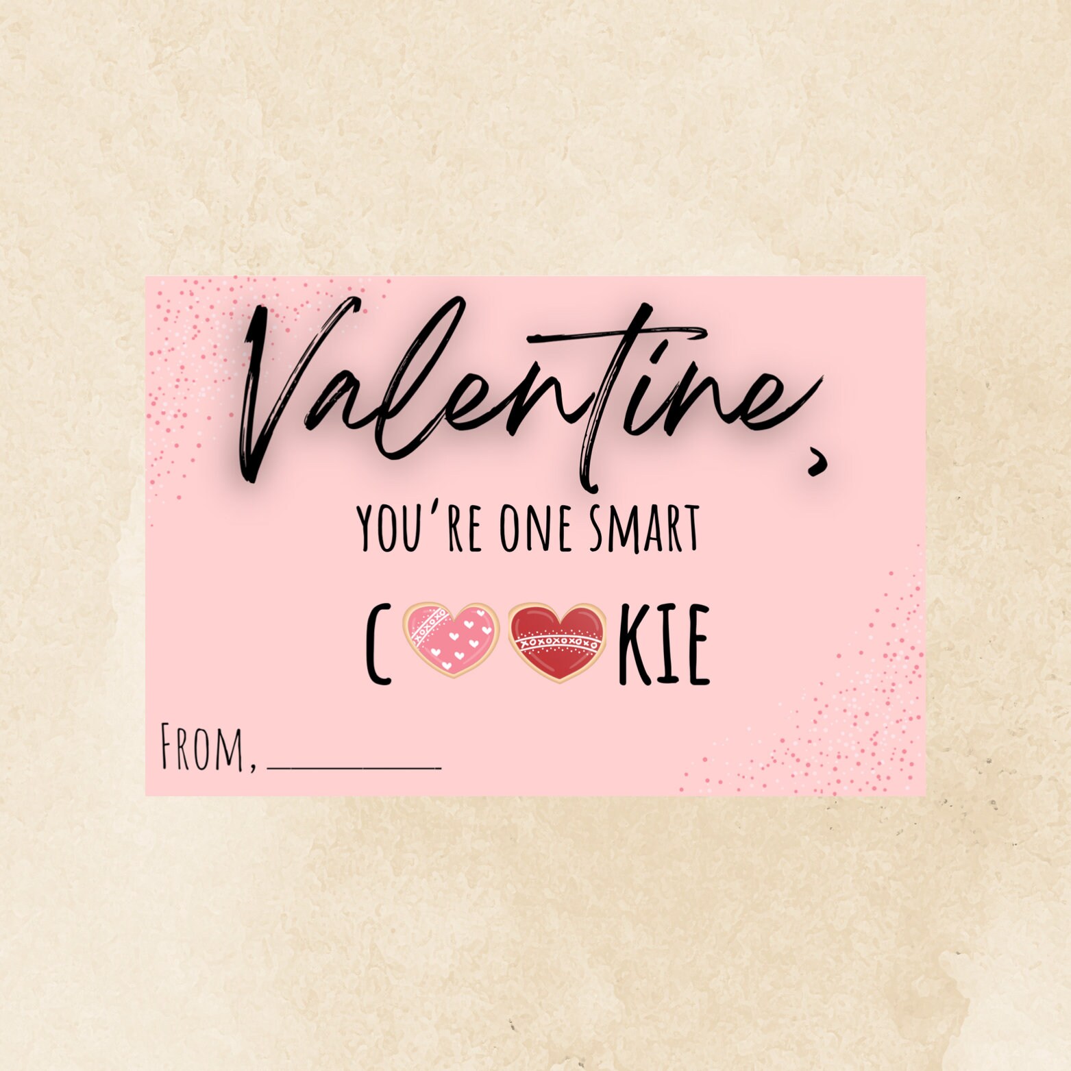 Printable Kid Valentine / Classroom Valentine Download / Printable ...
