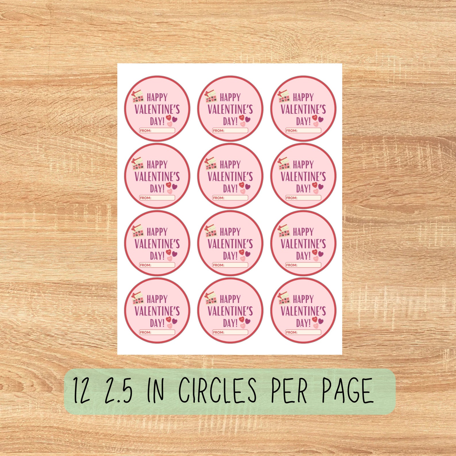 Retro Valentine Printable / Candy Heart Printable Kids / Valentine’s ...