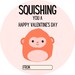Squish Printable Valentines Kids / Cute Printable Valentine - Etsy