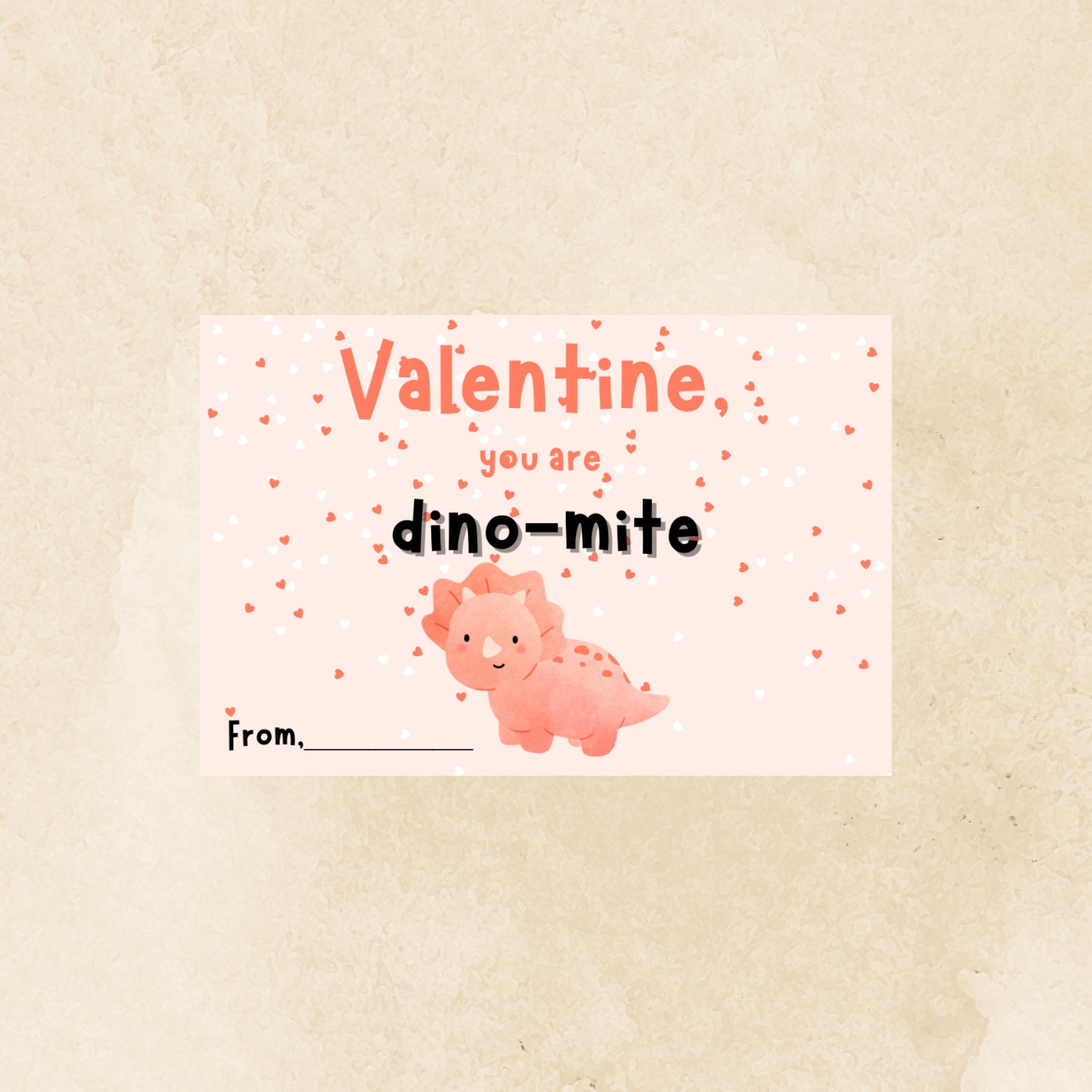You Are Dinomite Printable Valentine / Friend Valentine/ Valentine Gift ...