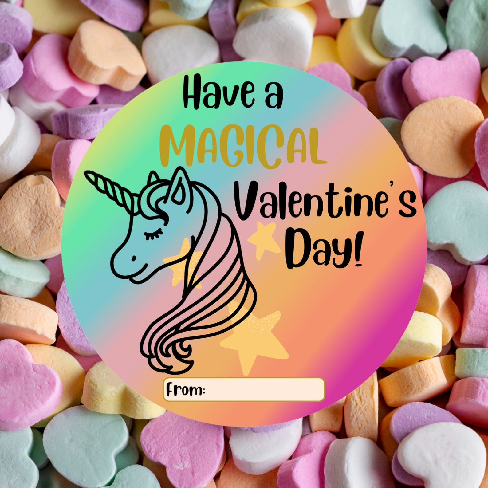Magical Unicorn Valentine Printable / Have a MAGICAL Valentine’s Day ...
