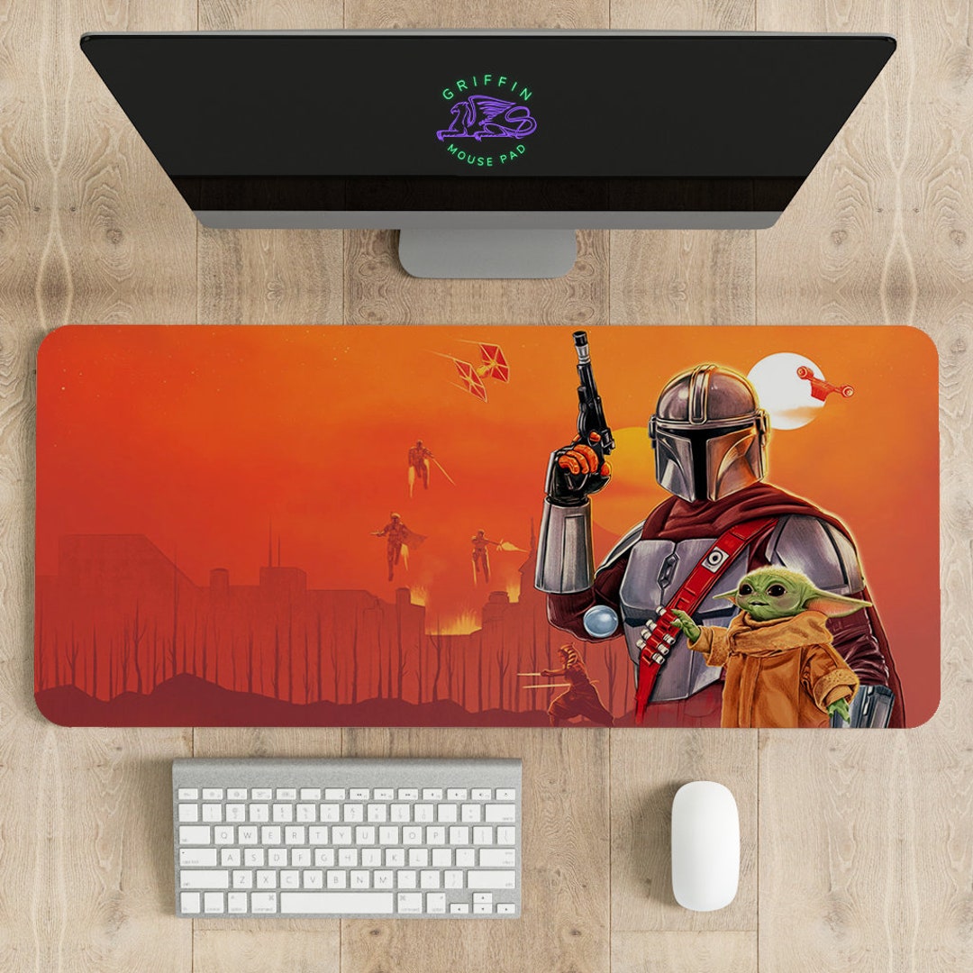 Mandalorian Mouse Pad , Different Sizes Personalized Printing, Gaming ...