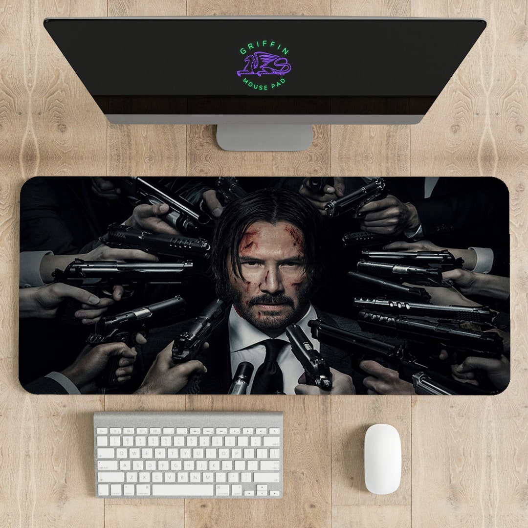 John Wick Mouse Pad, Different Sizes Personalized Printing, Gaming ...