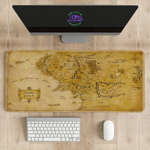 The Lord of the Rings Map Mouse Pad , Different Sizes Personalized ...
