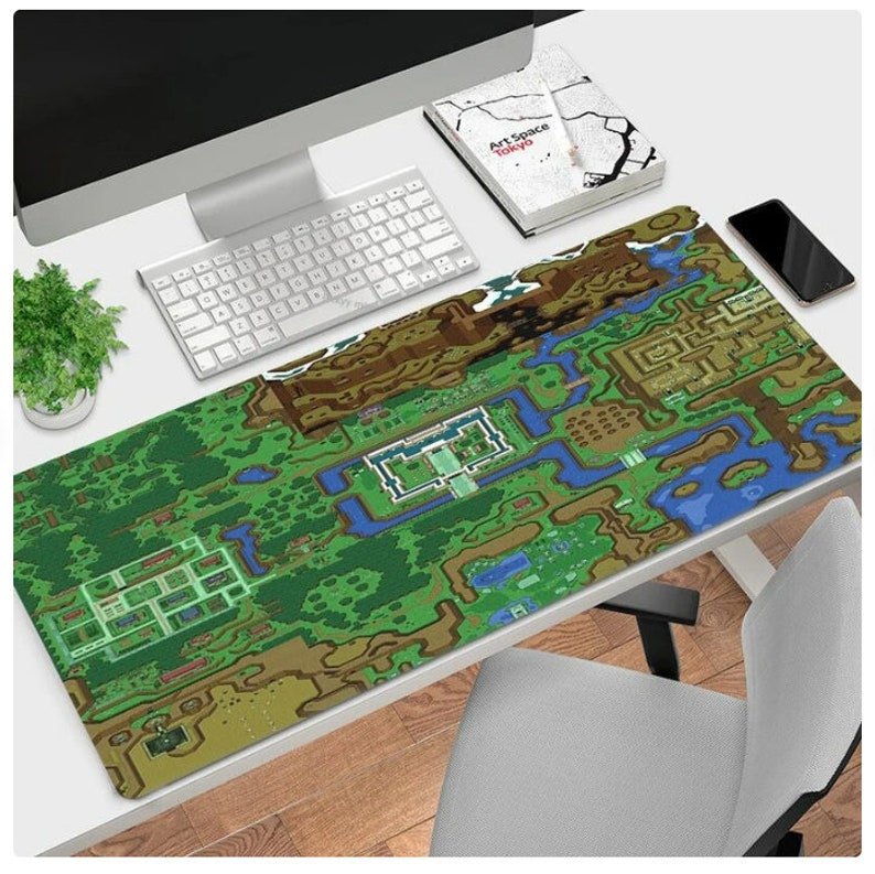 Legend of Zelda Map Mouse Pad , Different Sizes Personalized Printing ...