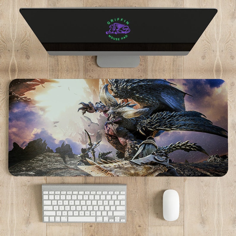 Monster Hunter World Mouse Pad , Different Sizes Personalized Printing ...