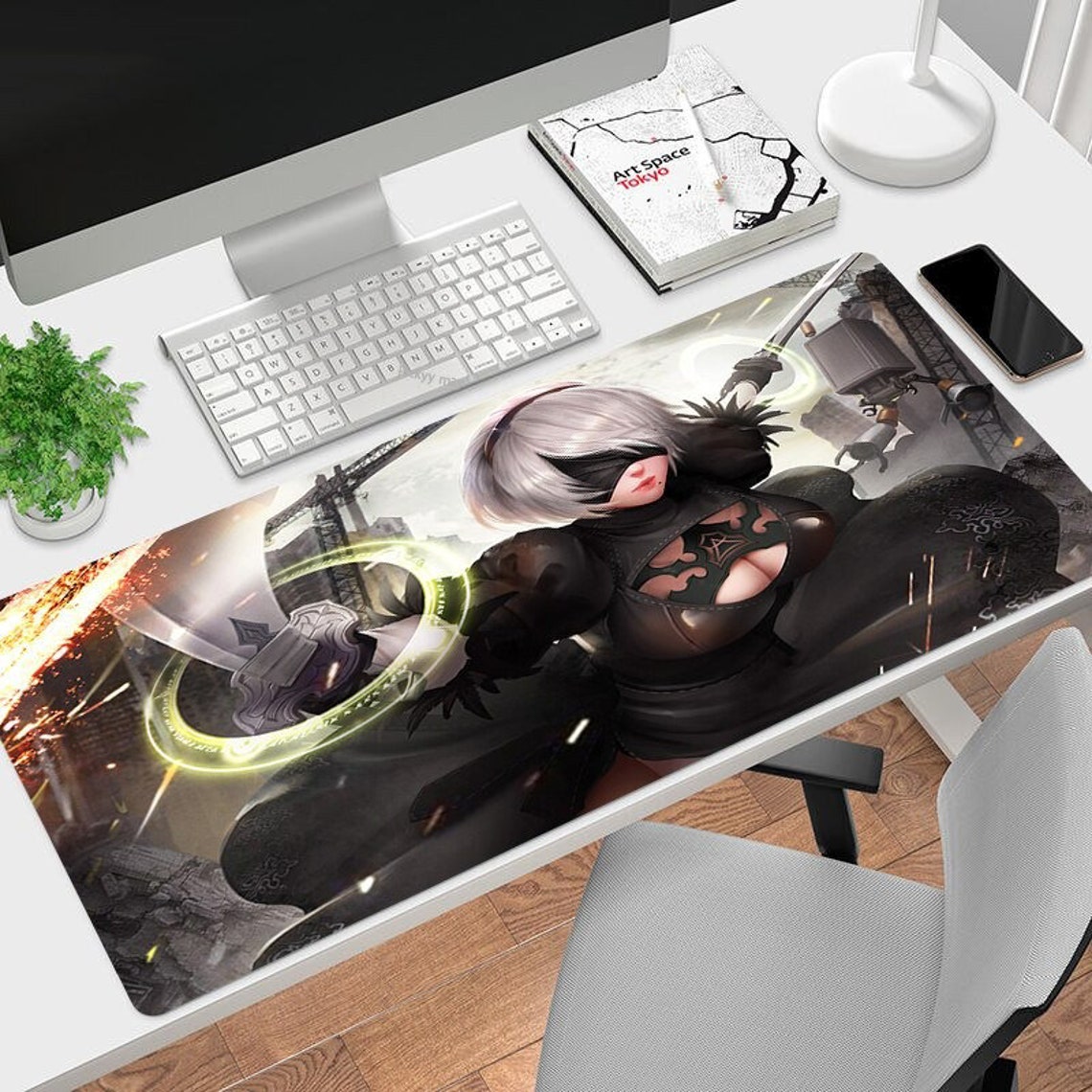 Nier Automata Mouse Pad , Different Sizes Personalized Printing, Gaming ...