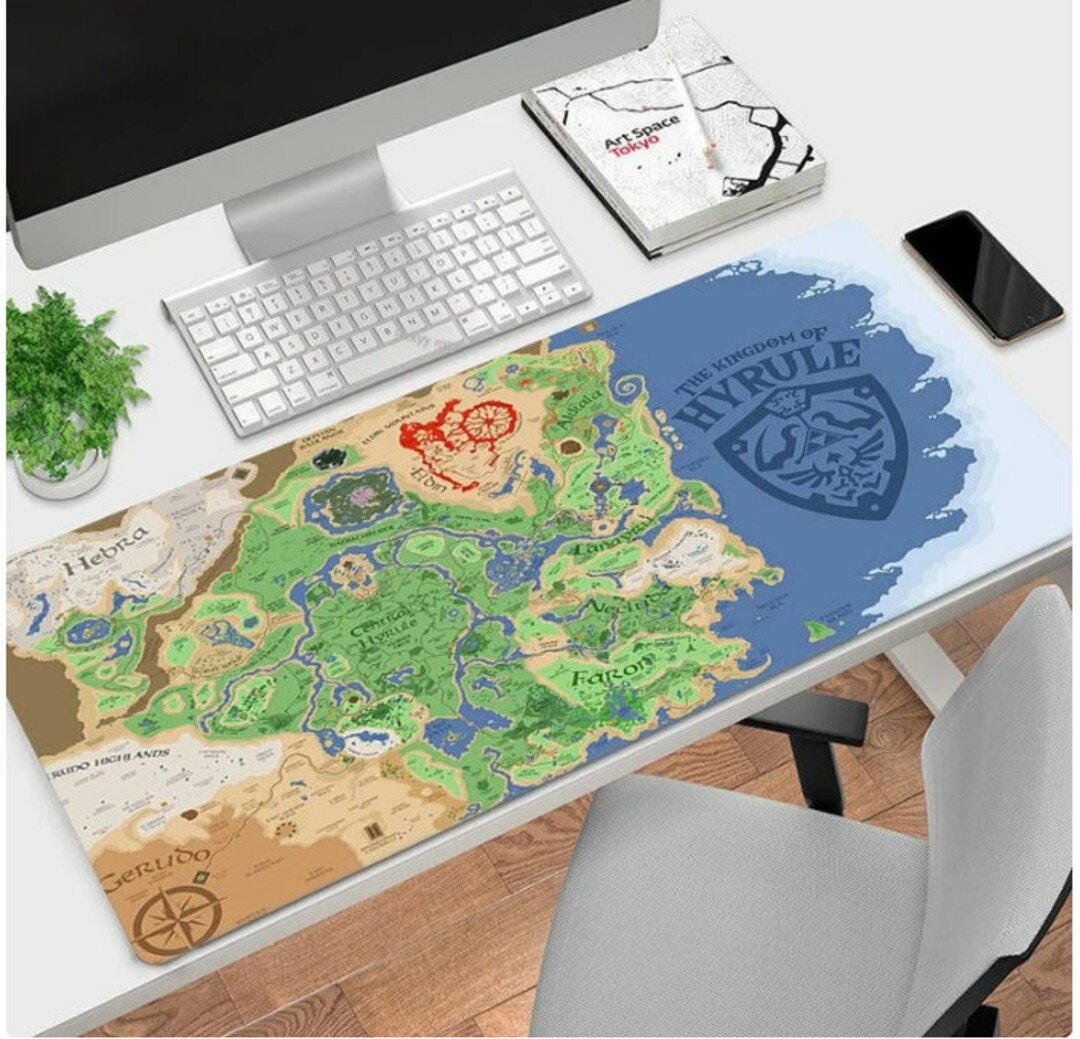 Legend of Zelda Map Mouse Pad , Different Sizes Personalized Printing ...