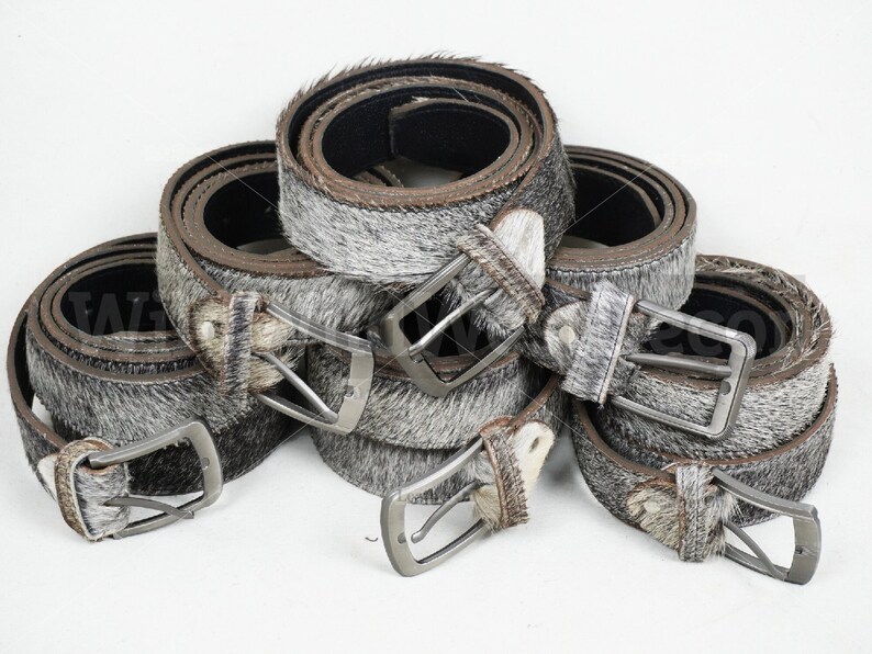 Real COWHIDE Leather Belts for Adults 100% Natural Cow Hide - Etsy