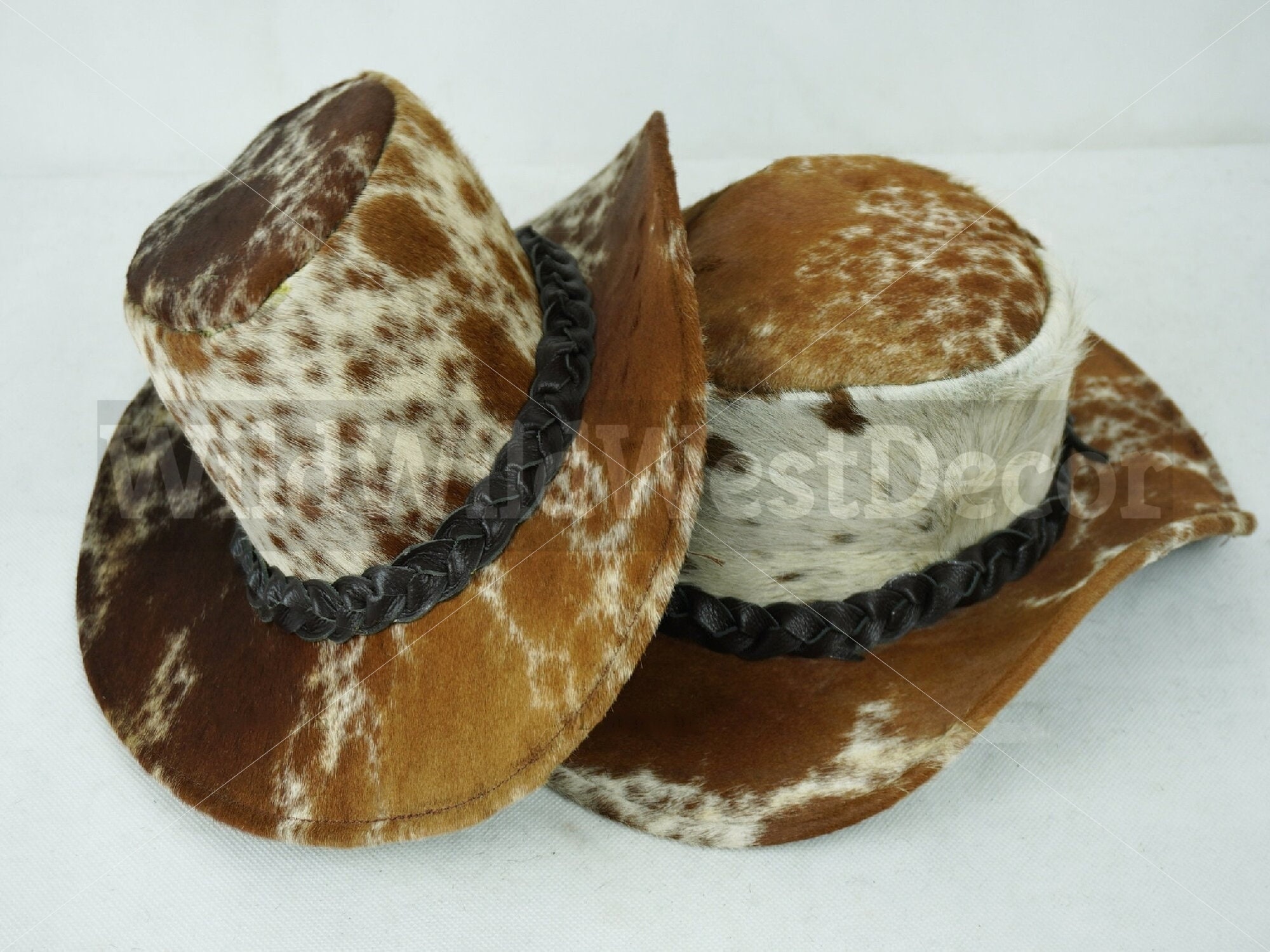Real Cowhide Cowboy Hat With Adjustable Strap Cowboy Hat for - Etsy
