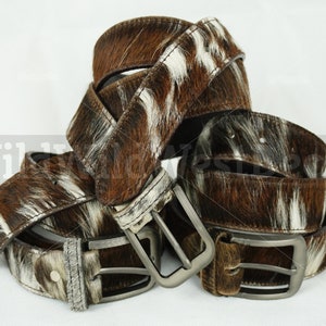 Real COWHIDE Leather Belts for Adults 100% Natural Cow Hide - Etsy