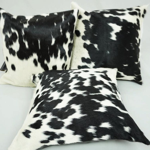 Cowhide Pillow - Etsy