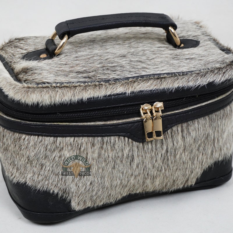 Cowhide Beauty Box - Etsy UK