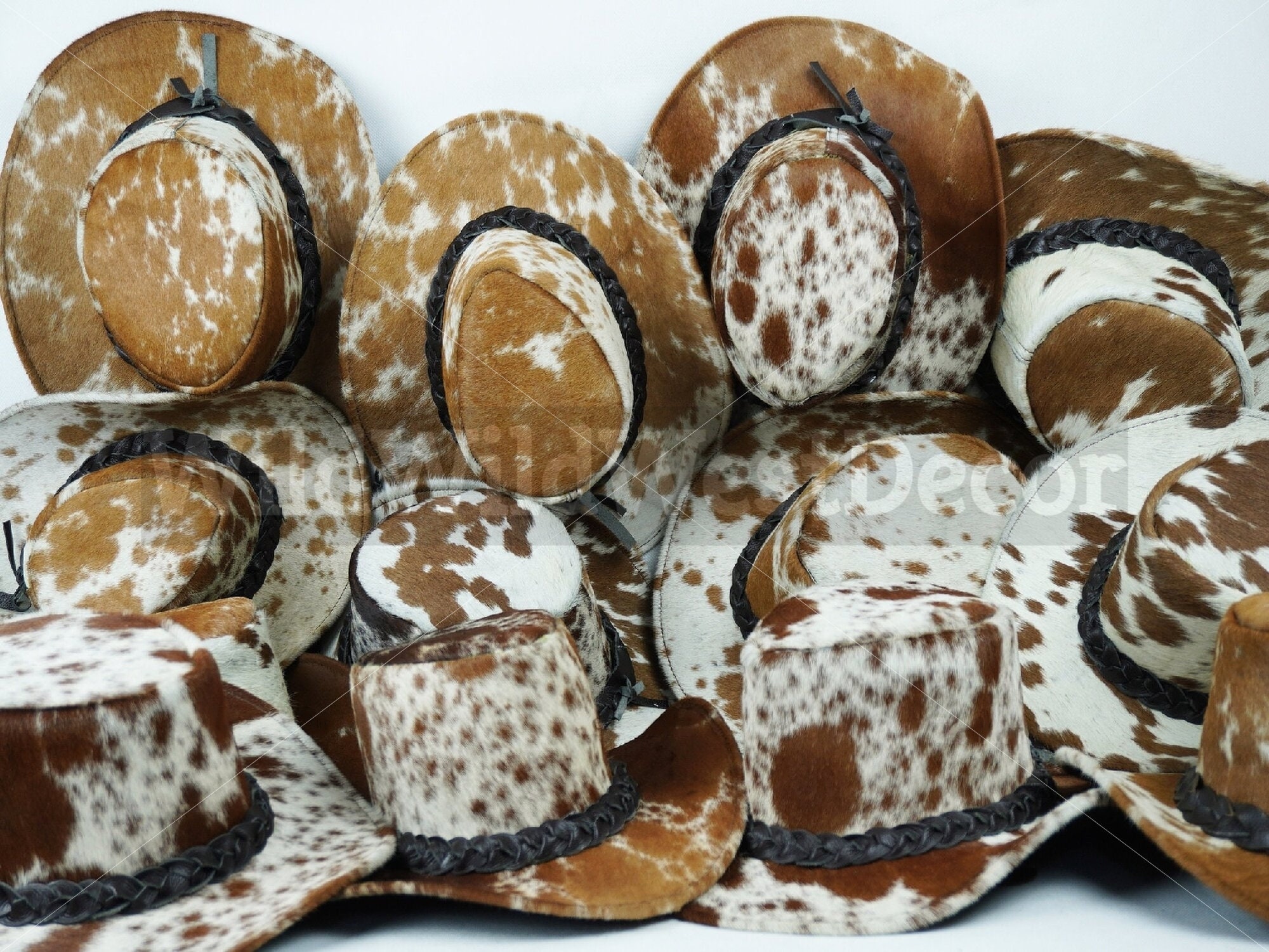 Real Cowhide Cowboy Hat With Adjustable Strap Cowboy Hat for - Etsy