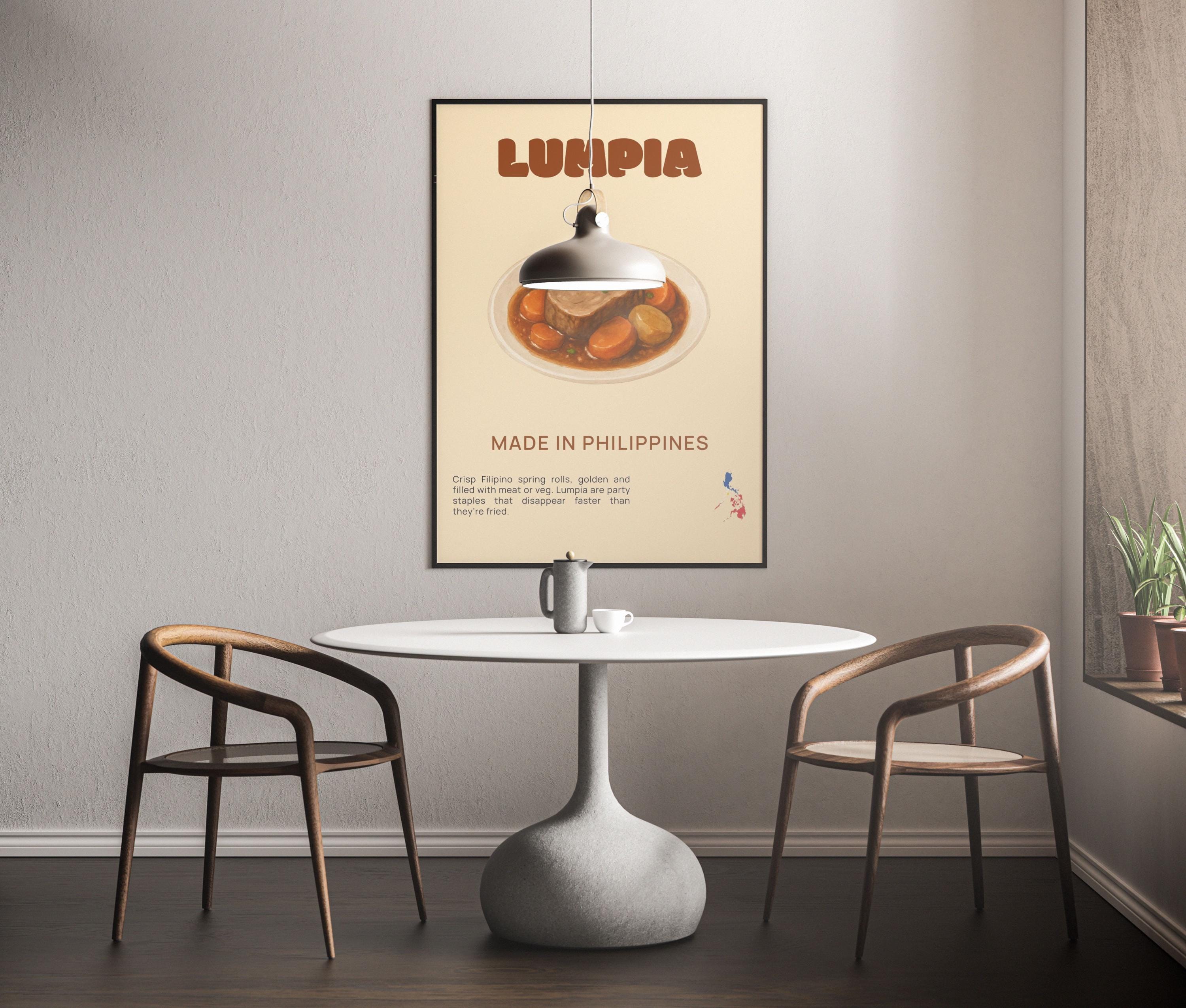 Lumpia Print: Filipino Food Poster, Kitchen Wall Art (digital Download ...