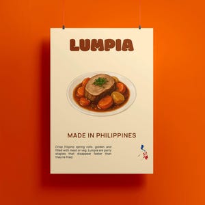 Lumpia Print: Filipino Food Poster, Kitchen Wall Art (digital Download ...