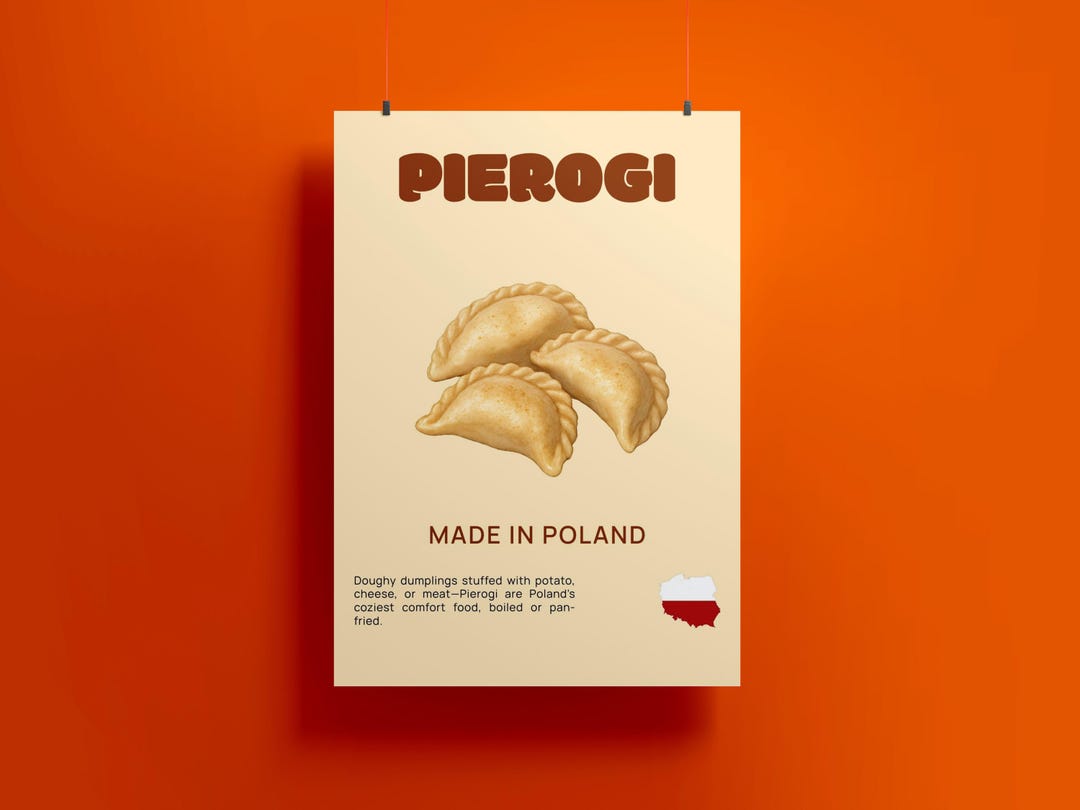 Pierogi Poster, Polish Food Print (digital Download) - Etsy