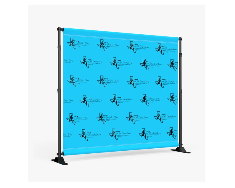 10x8 Custom Step & Repeat Backdrop Including Hardware and Bag - Etsy