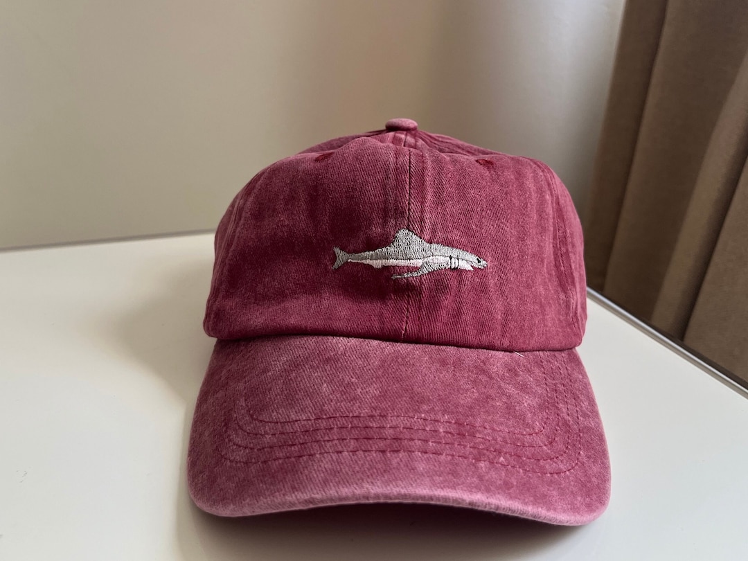 Shark Embroidered Cap – Adjustable Cotton Hat With Bold Ocean-inspired ...
