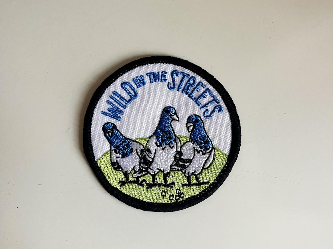 Pigeon Patch wild in the Streets Pigeonlover Iron on Patch - Etsy