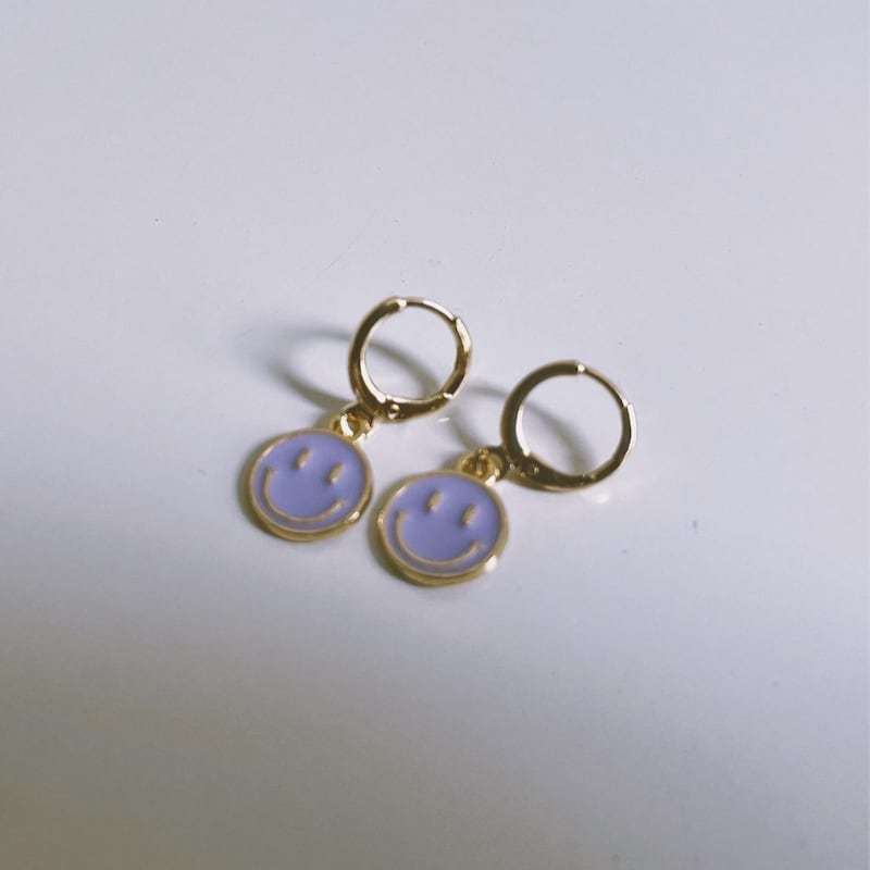 Smiley face ohrringe - Etsy.de