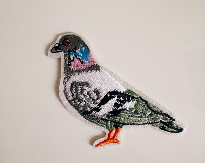 Tender Pigeon Woven Patch - Etsy