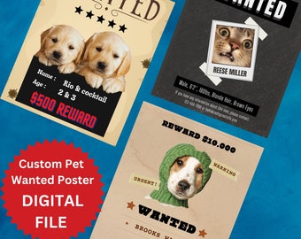 Dog Missing Poster - Etsy