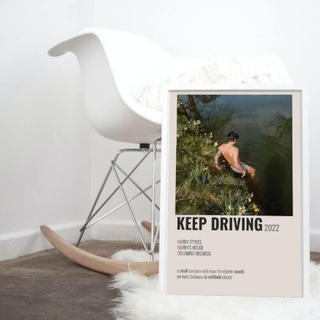 Harry Styles Keep Driving Song Cover Digital Print Harrys - Etsy