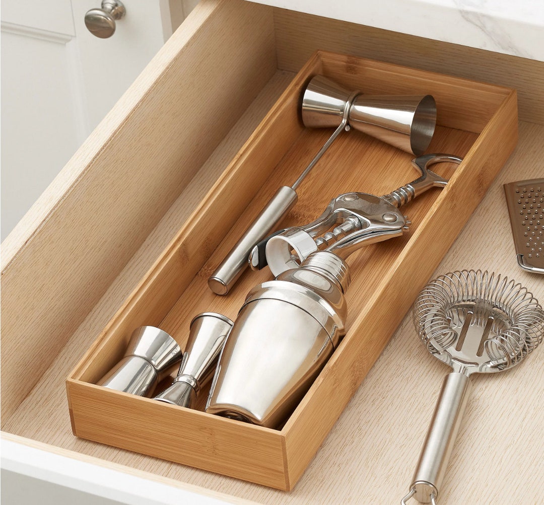 Better Homes & Gardens Bamboo Drawer Organizer, - Etsy
