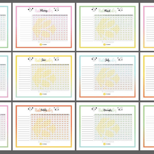 Habit Tracker Lists - Etsy