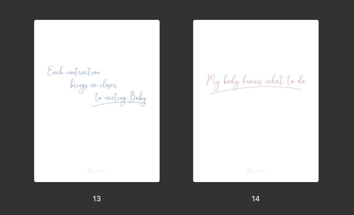 Birth Affirmation Printable, Birthing Affirmation Christian, Labor and ...