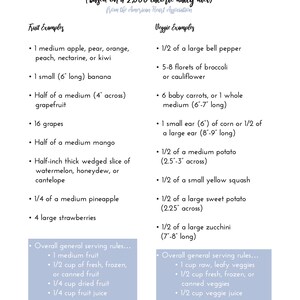 Weekly Fruit and Veggie Tracker, Printable Eating Log for Women ...