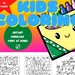 Coloring Pages for Kids, Printable Pdfs, Full Coloring Pages, Kids ...