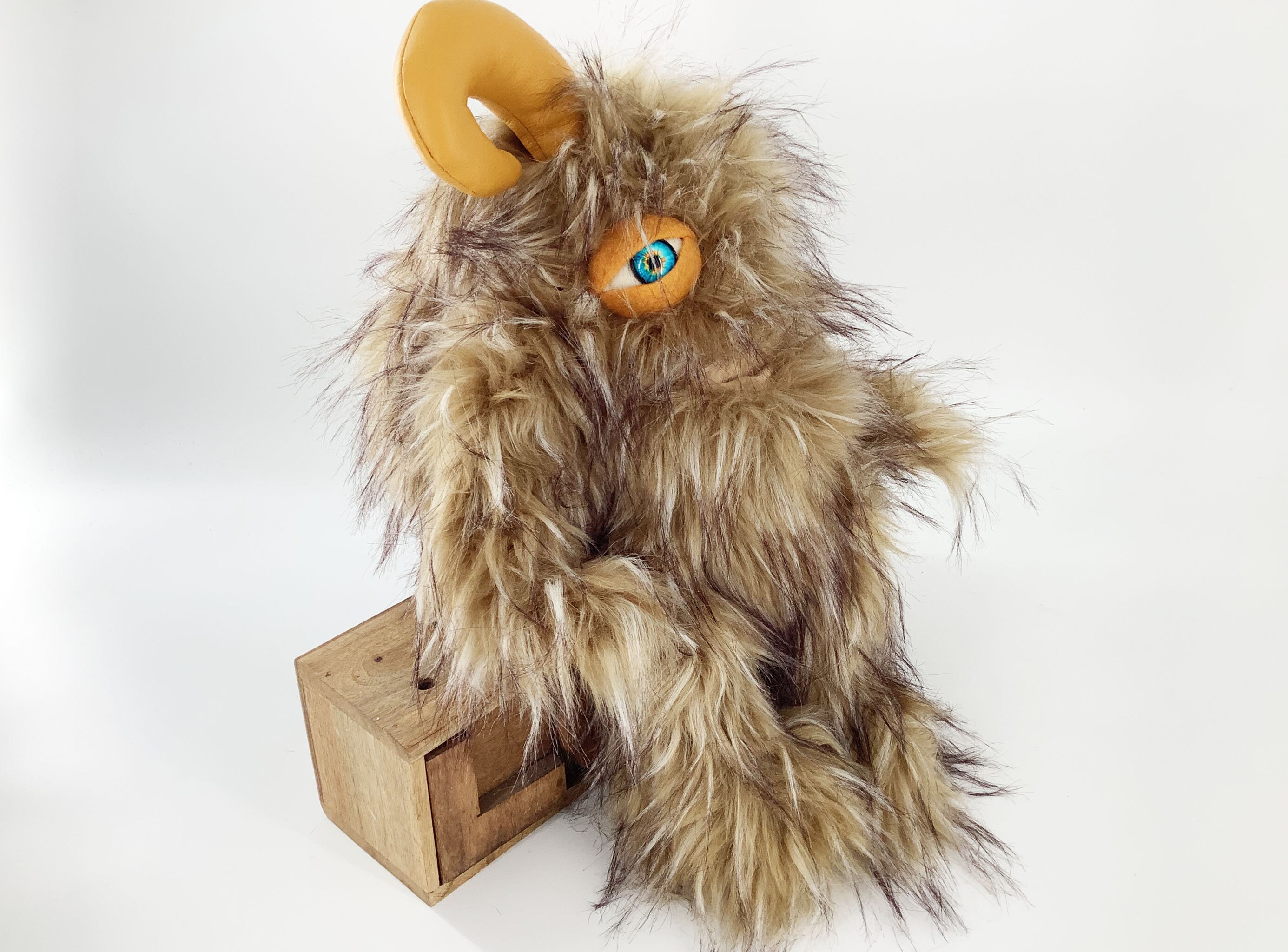 Worry Monster Art Doll. Creepy Cute Worry Eater Anxiety Gift. Emotional ...