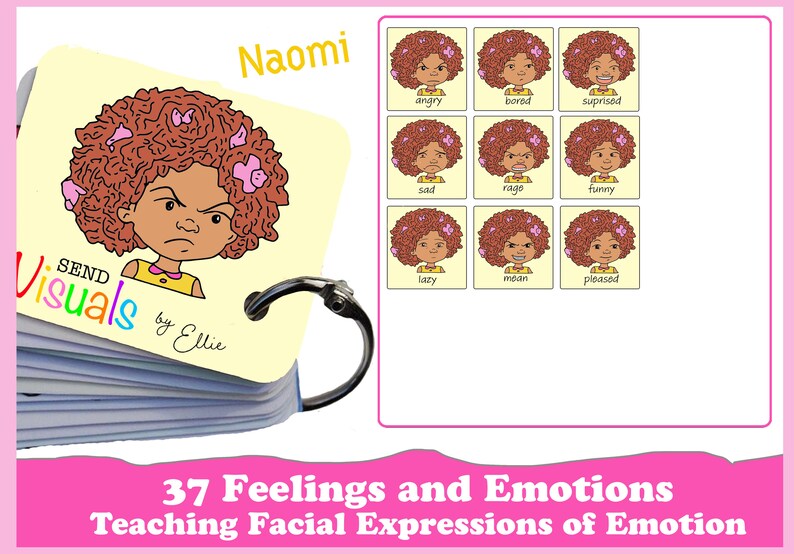Feelings and Emotions Visual Communication Cards. Teaching and ...