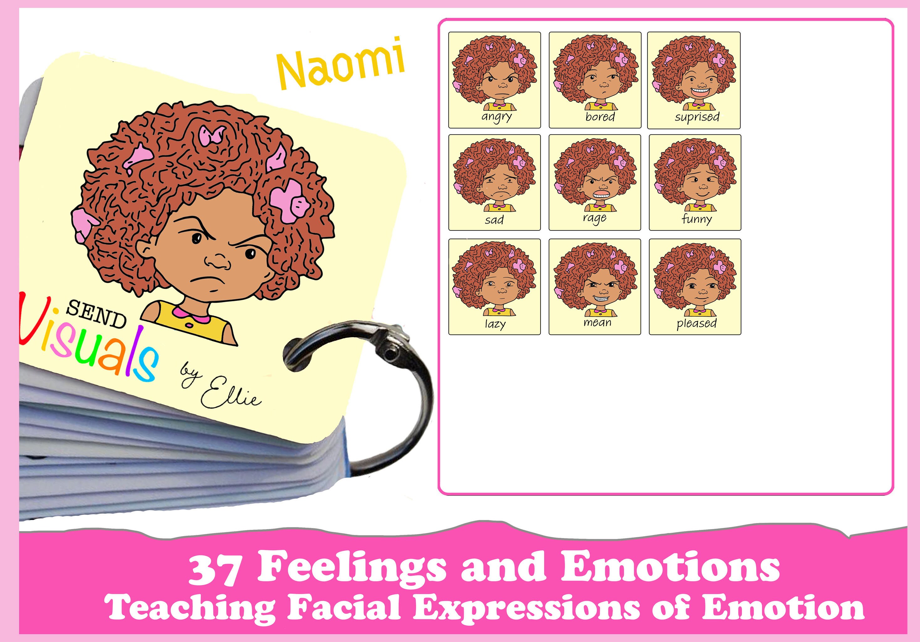 Feelings and Emotions Visual Communication Cards. Teaching and ...