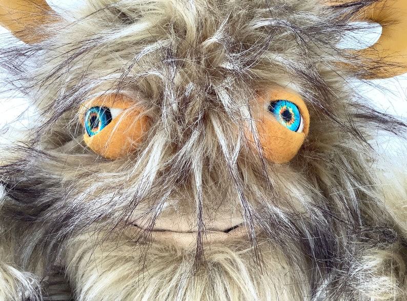 Worry Monster Art Doll. Creepy Cute Worry Eater Anxiety Gift. Emotional ...