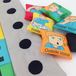 Voice Level Chart. Sensory 5 Point Scale Choice Board for Behaviour ...