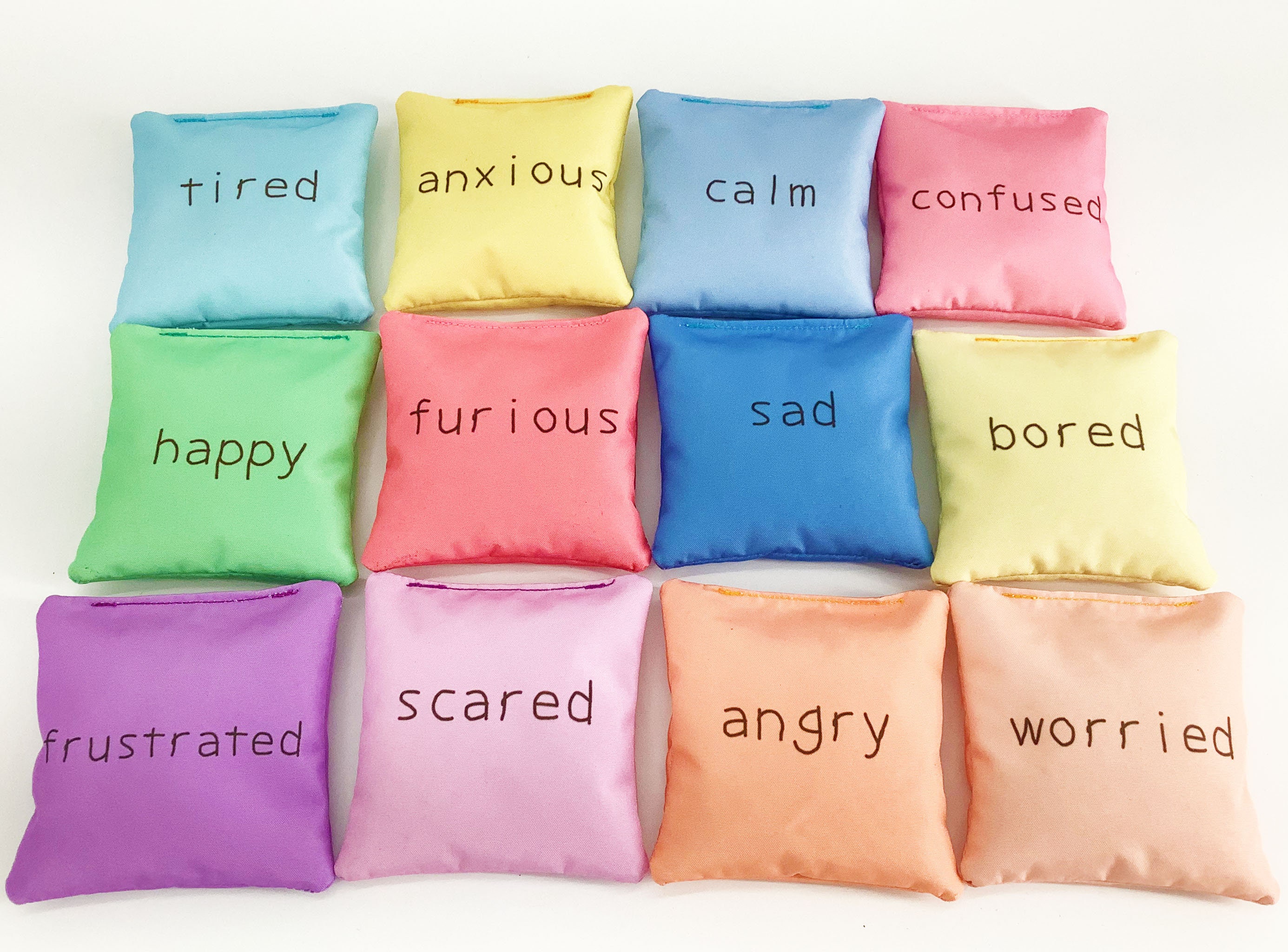 Mental Health Feelings and Emotions Sensory Bean Bags. Autism, SEN ...