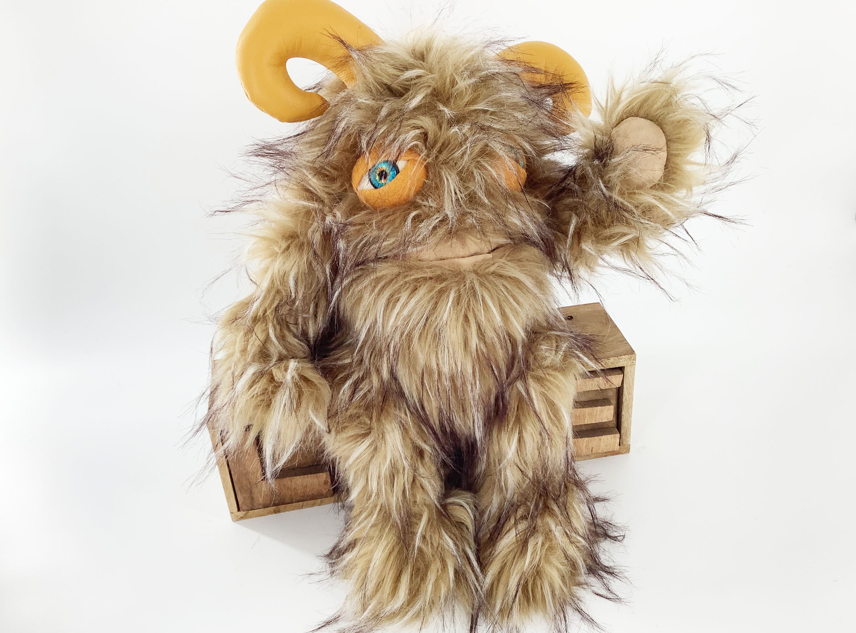 Worry Monster Art Doll. Creepy Cute Worry Eater Anxiety Gift. Emotional ...