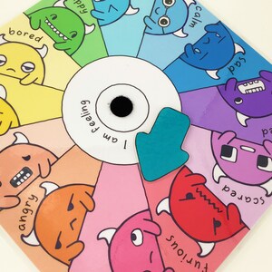 Monster Emotions Rainbow Choice Board Chart Digital Download. Printable ...