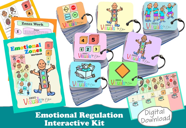 The Zones Of Regulation Big Bundle Printable Digital Download Work