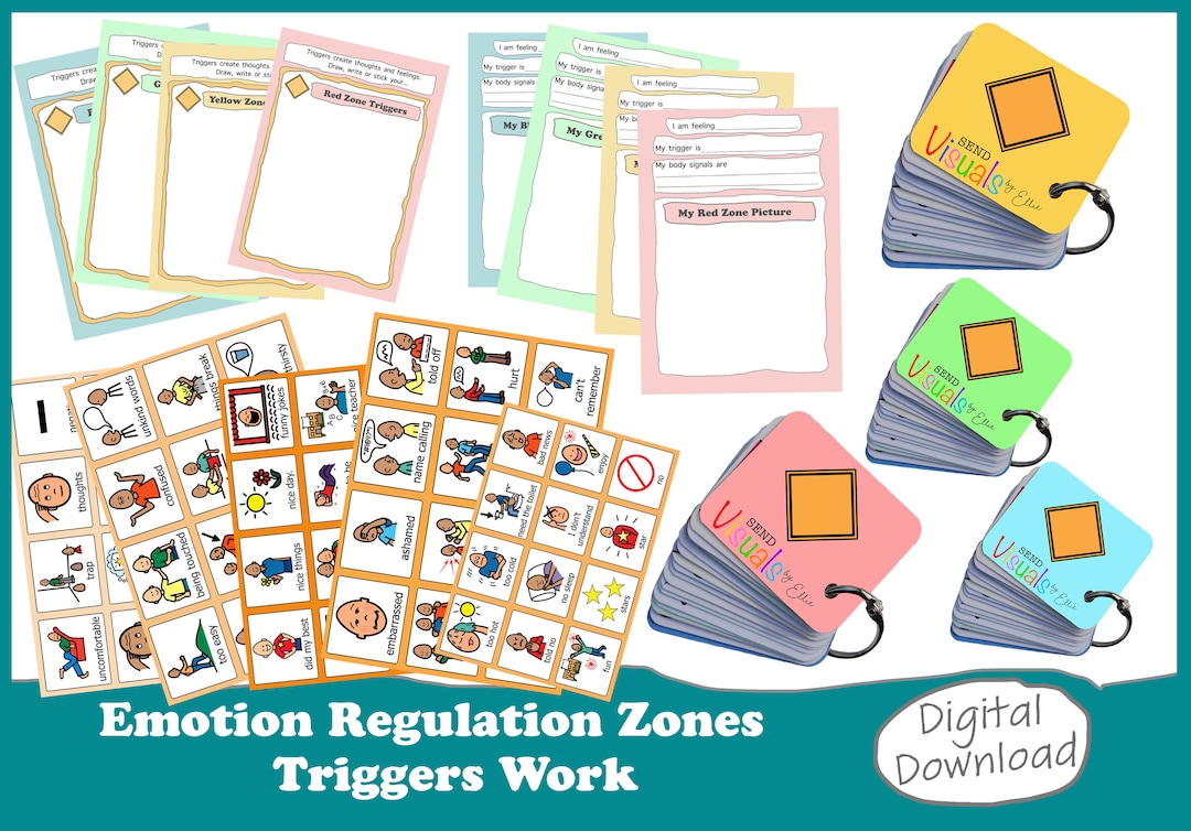Self Regulation Tool Kit Triggers Emotions Behaviour Etsy