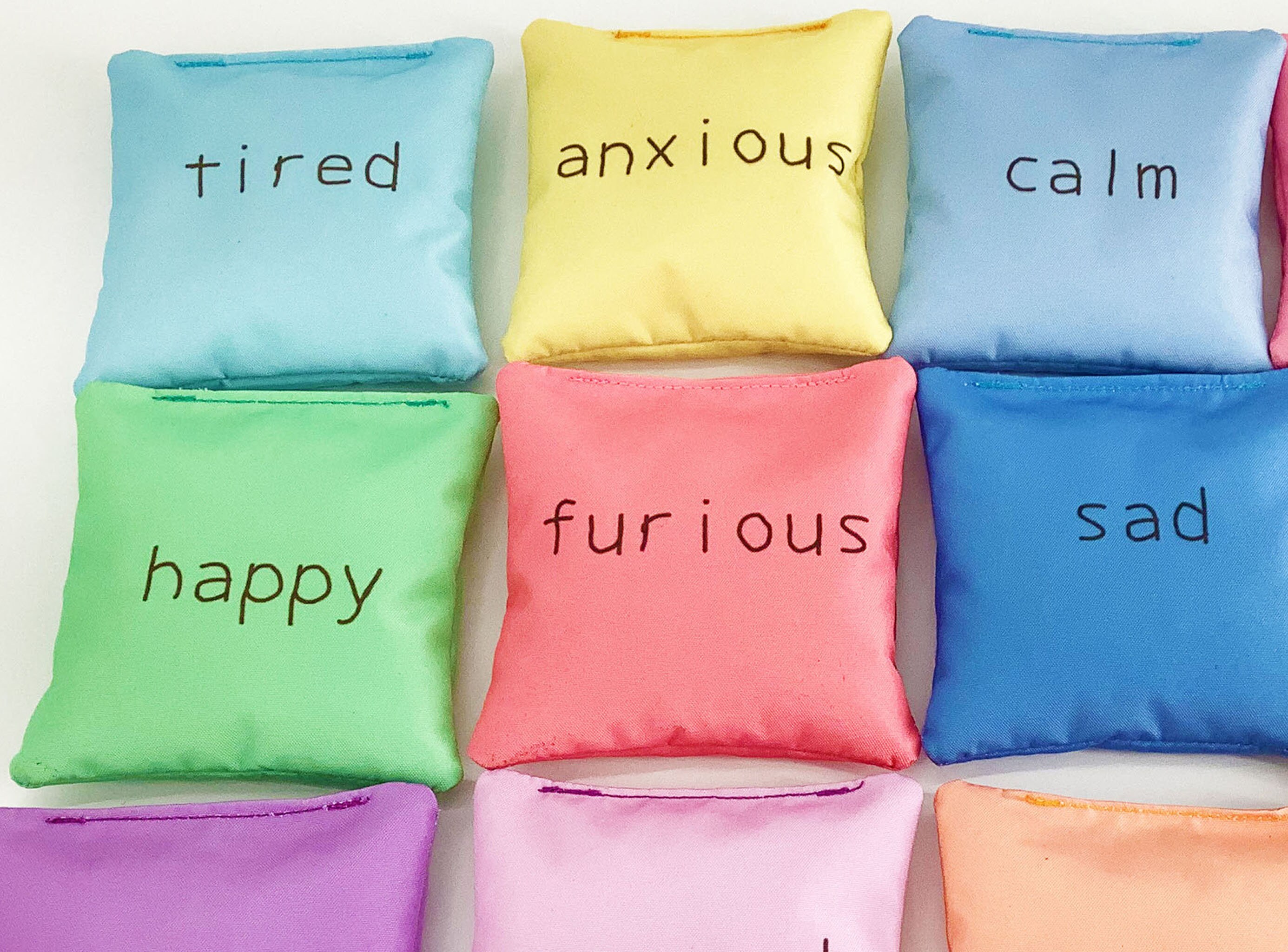 Mental Health Feelings and Emotions Sensory Bean Bags. Autism, SEN ...