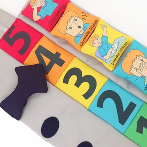 Voice Level Chart. Sensory 5 Point Scale Choice Board for Behaviour ...