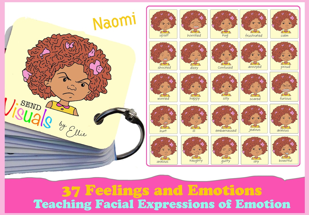 Feelings and Emotions Visual Communication Cards. Teaching and ...