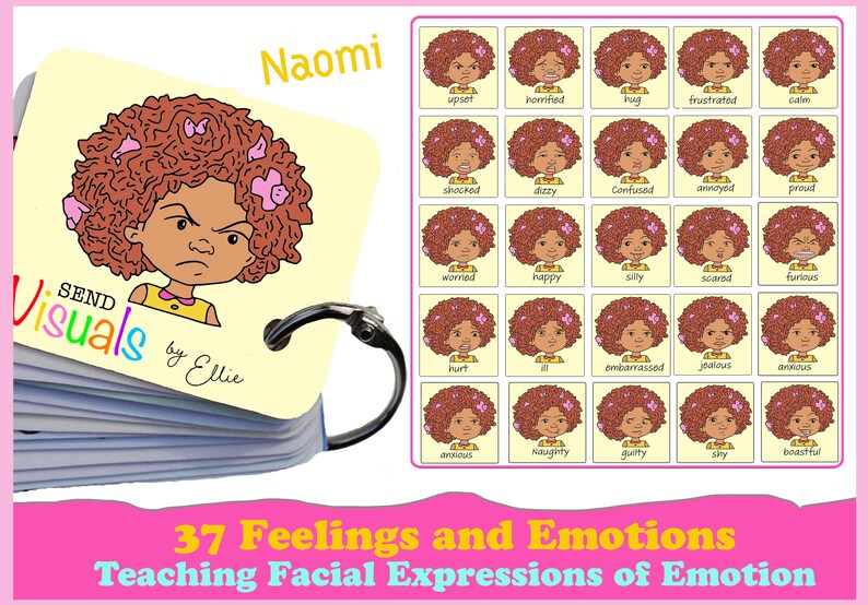 Feelings and Emotions Visual Communication Cards. Teaching and ...