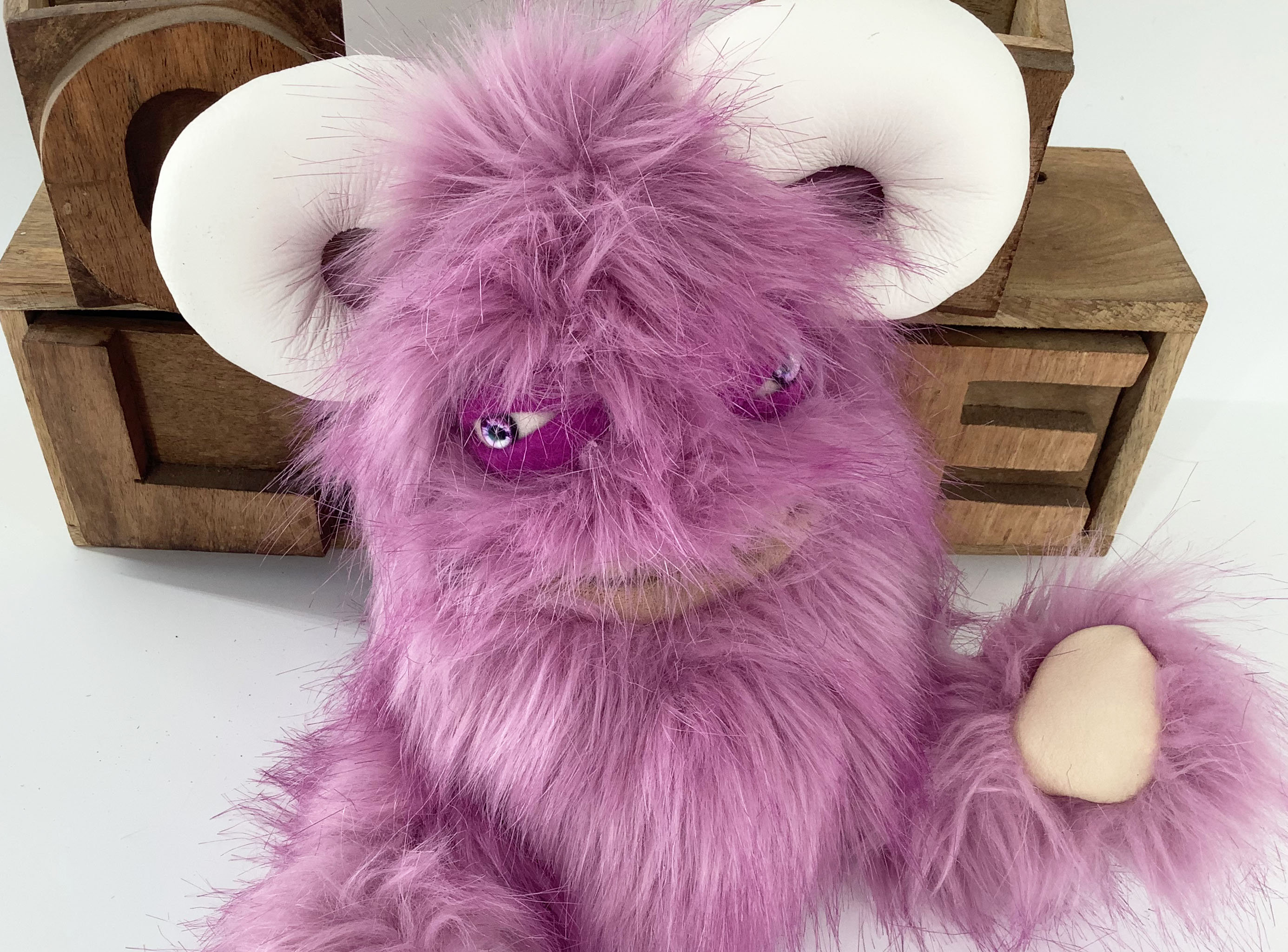 Worry Monster Creepy Cute Art Doll. Emotions, Autism, Anxiety Emotional ...